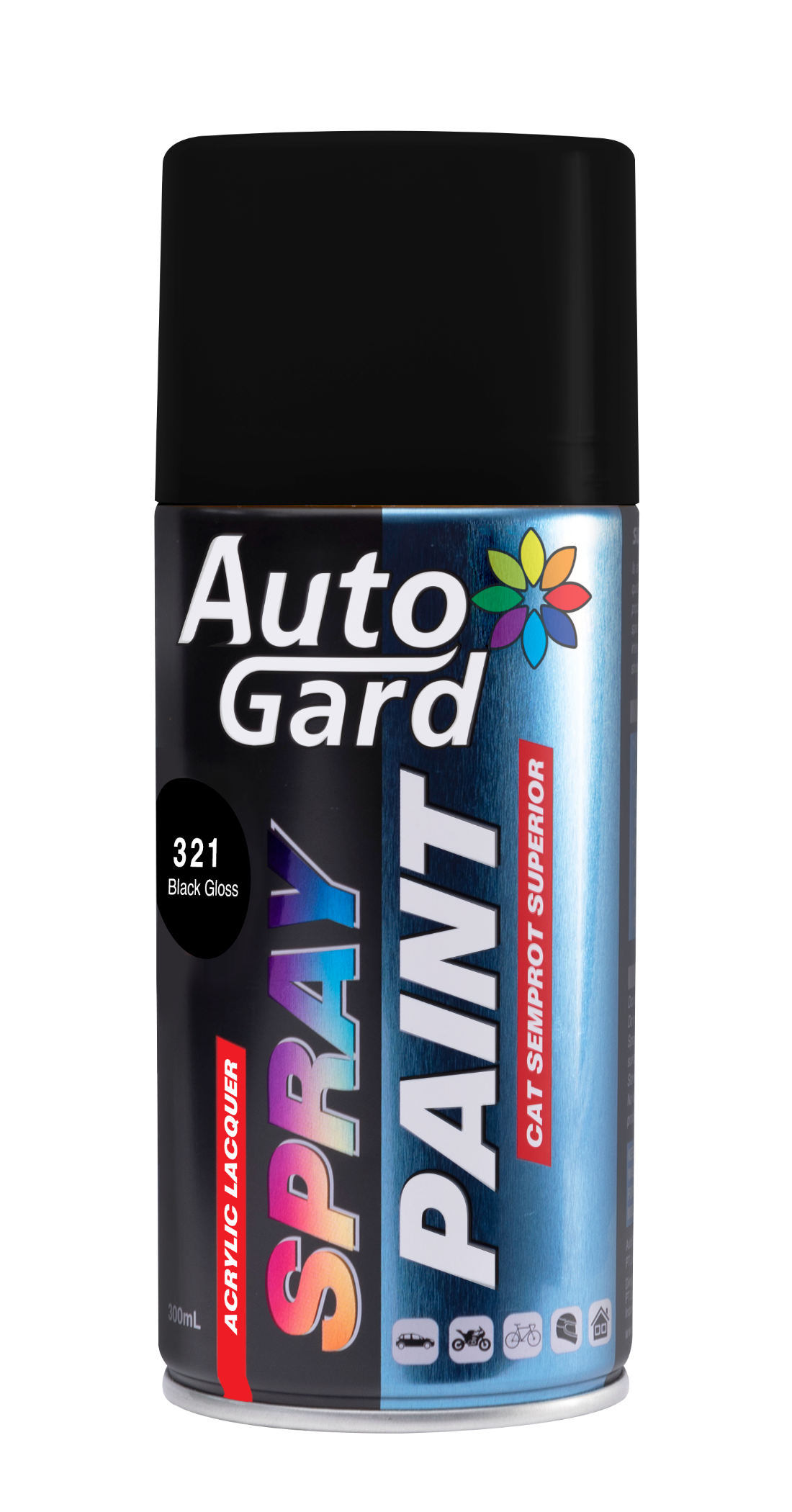 AUTOGARD BLACK (HI-GLOSS) 300mL – Sprays SG
